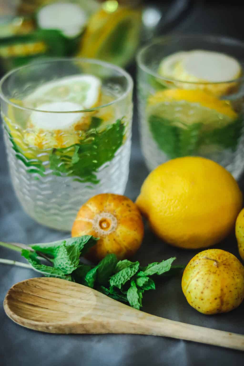 Lemon Cucumber Water - The Copper Table